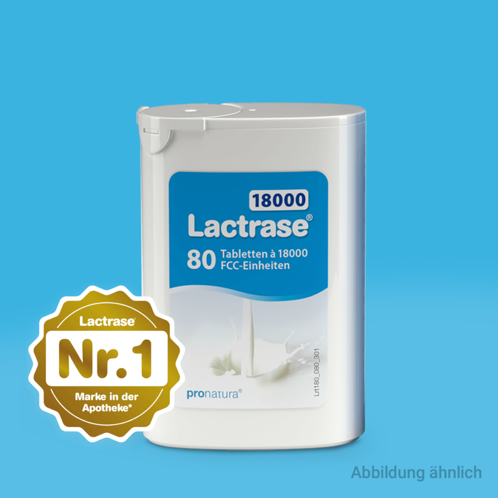Lactrase - die Nr. 1 Lactasemarke in der Apotheke
