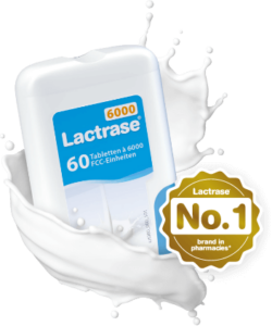 Tablets for lactose intolerance from te No.1 Lactase brand