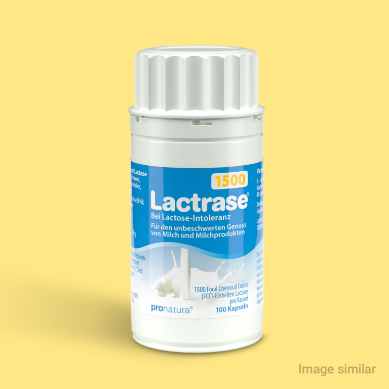 Tablets for lactose intolerance from te No.1 Lactase brand